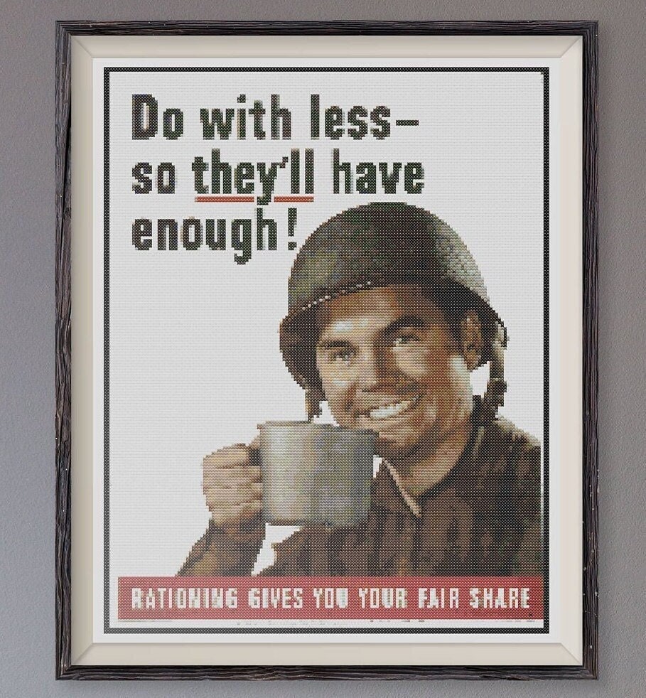 Soldier Propaganda Poster, Cross Stitch Pattern, Famous, Nostalgia ...