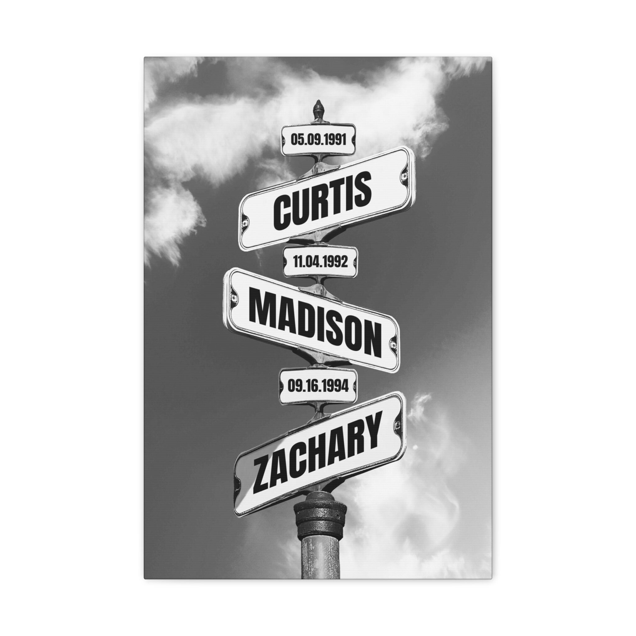 Personalized Family Name Street Sign Print: Vintage Style (digital File ...