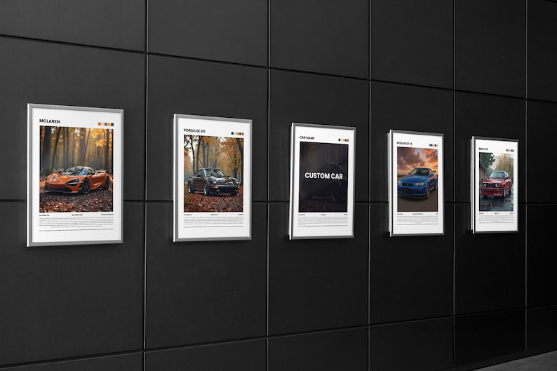 Custom Car Premium Poster - Etsy