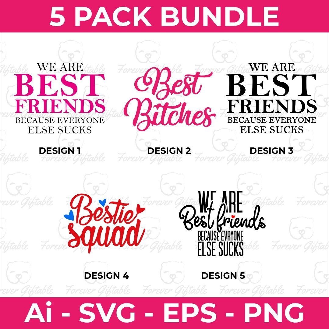 Best Friend Bundle SVG, Scripture Bundle, Instant Download, Cut Files ...