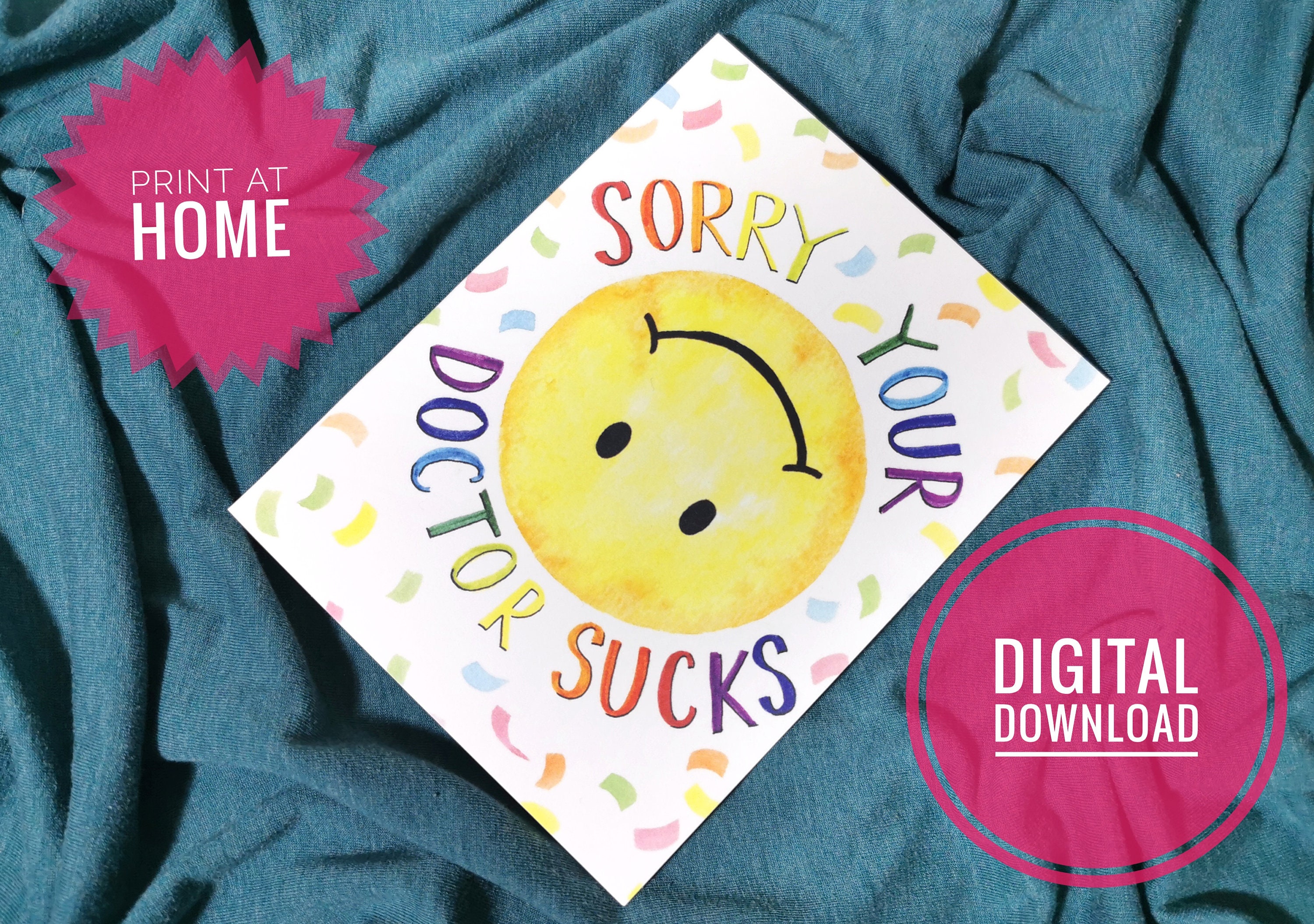 Printable Digital Card for Disabilities and Chronic Illness - Etsy