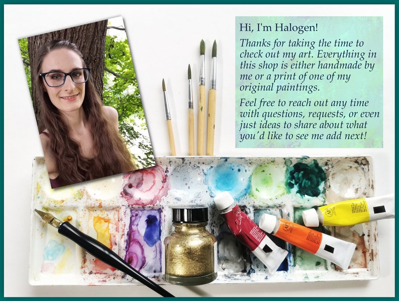 Lord of the Rings Watercolor Card LOTR Original Art Print the One Ring ...