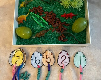 Dinosaur Sensory Bin Kit - Etsy