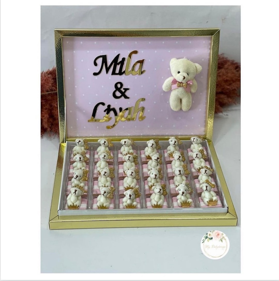Teddy Bear Chocolate Box - Etsy