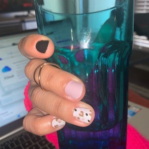 Savage Pink Nail Wraps, Nail Strips, Nail Stickers, Nail Art, Nail ...