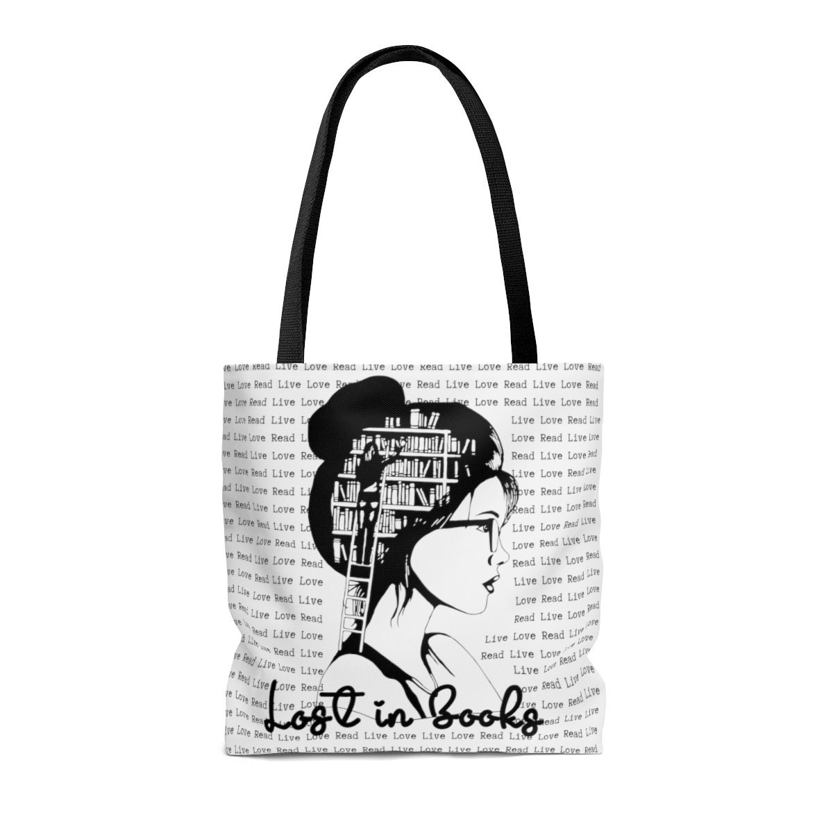 Lost in Books Tote Bag Book Lover Bag Book Lover Gifts - Etsy