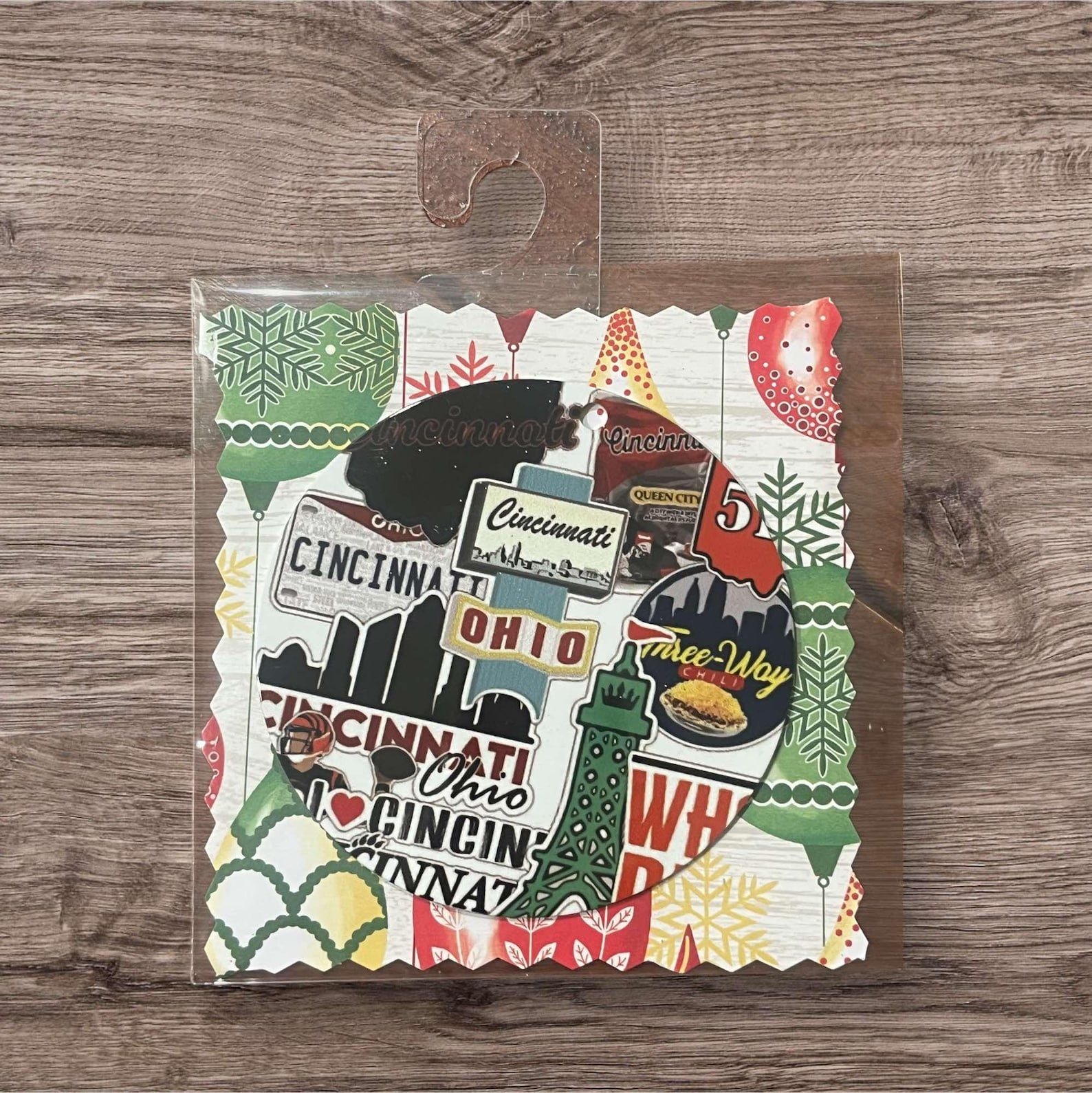 Cincinnati Skyline Christmas Ornament: Queen City Keepsake Gift - Etsy