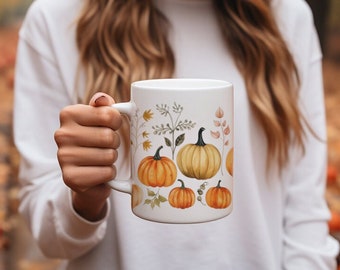 Fall Mug, Cute Pumpkin Mug, Fall Coffee Mug, Cute Fall Gift, Its Fall ...