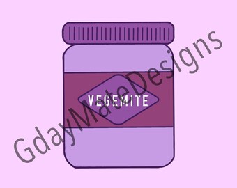 Classic Color Vegemite Jar Vegemite Wall Art Aussie Art - Etsy UK