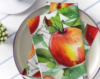 Apple Dinner Napkins - Etsy