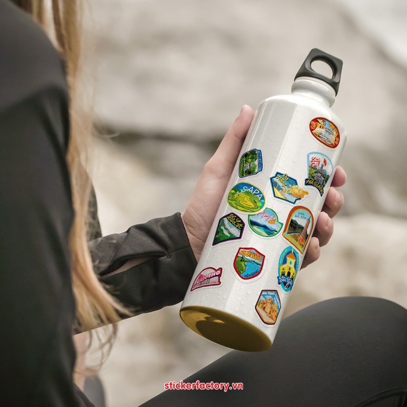 Vietnamese Stickersa6 Stickers Pad Vietnamese Tourist Places - Etsy