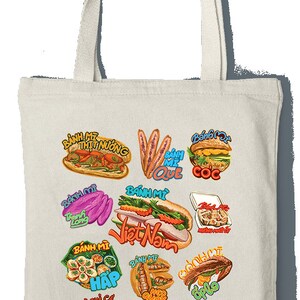 Vietnamese Bread Canvas Bag|high-quality Cotton| Canvas Tote Bag - Etsy