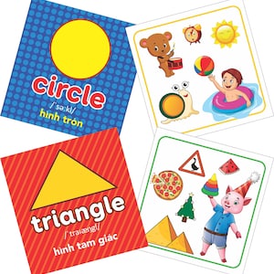 Boxset 8 Bilingual Pictionary Vietnamese English Boardbooks| Your ...