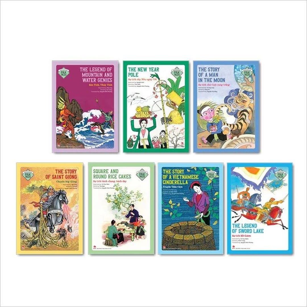 7 Vietnamese Folklore Stories Lunar New Year Tet Books - Etsy