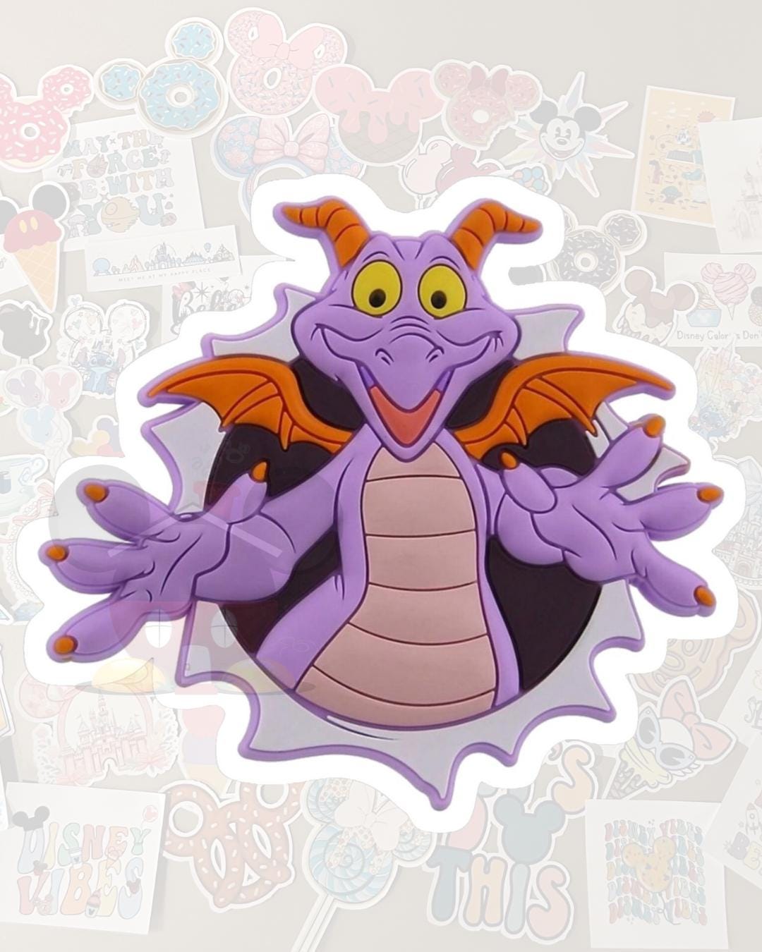 Disney Figment Waterproof Sticker- Pixie Dust Loot-gloss Vinyl-decal ...