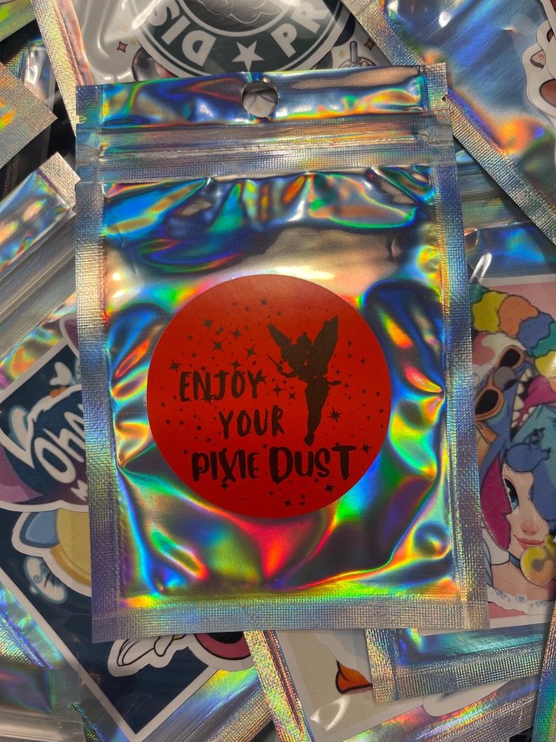 Pixie Dust/fish Extender Sticker Gift Pack- Fun Disney Stickers Trip ...
