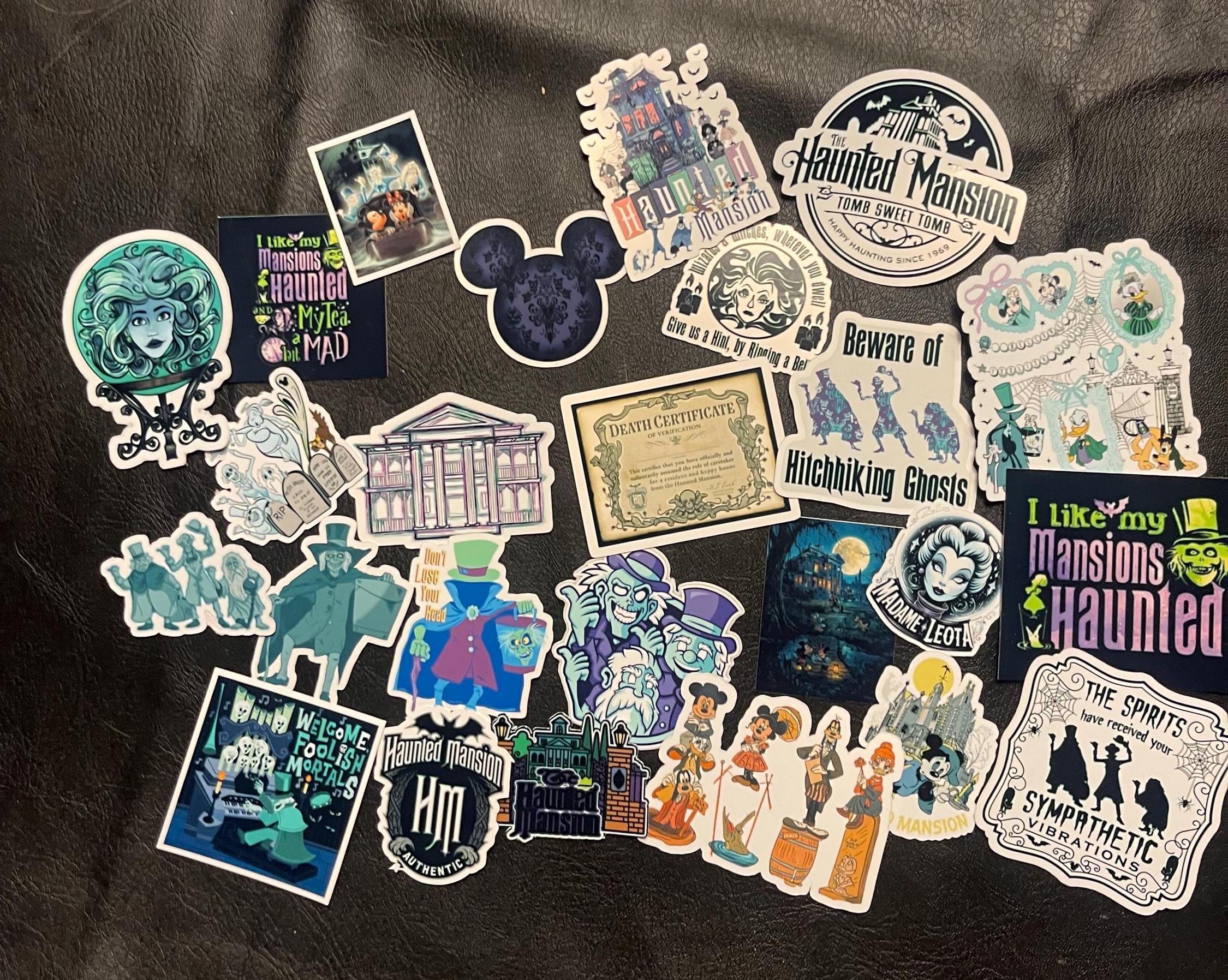 Disney Haunted Mansion Attraction Stickers-hitchhiking Ghosts, Leota ...