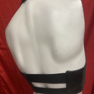 Vintage Biker Tops for Women Genuine Leather 90' With Elastic Strap ...