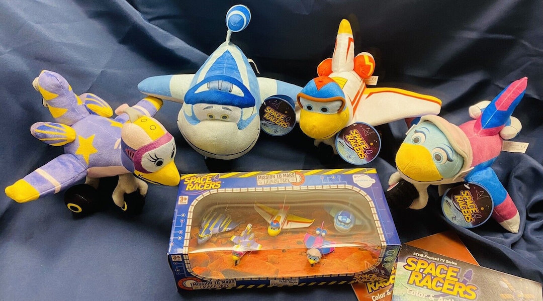 Big Set Space Racers Starling Cadet Toys Airplane of 4 Soft ,2 ...
