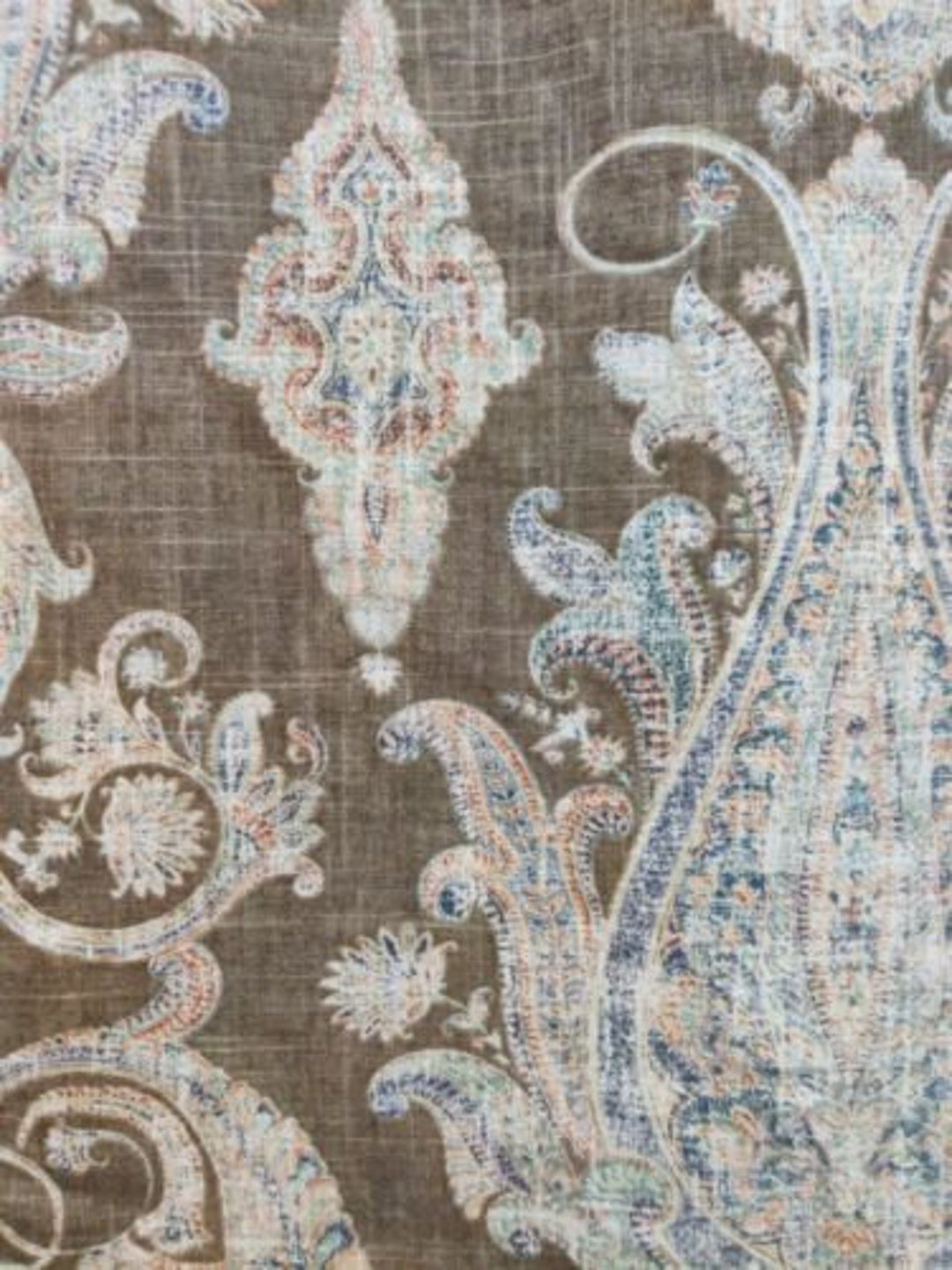 P/kaufmann Junoon Linen Drapery Upholstery Vintage Style Fabric by the ...