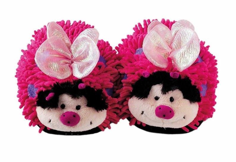 Aroma Home Fuzzy Friends Adult Unsex Slippers Fits up to Size US 9 1/2 ...