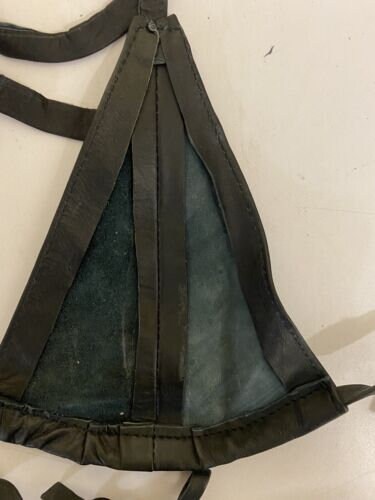 Womans Biker Leather Bikini Top. Adjustable Strings - Etsy