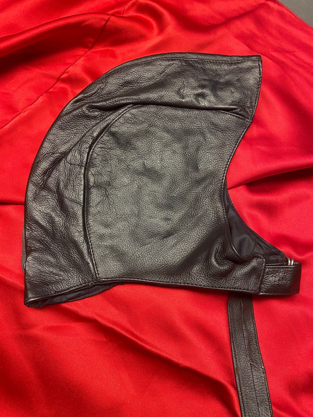 Genuine Leather Biker Cap Size-xxl - Etsy