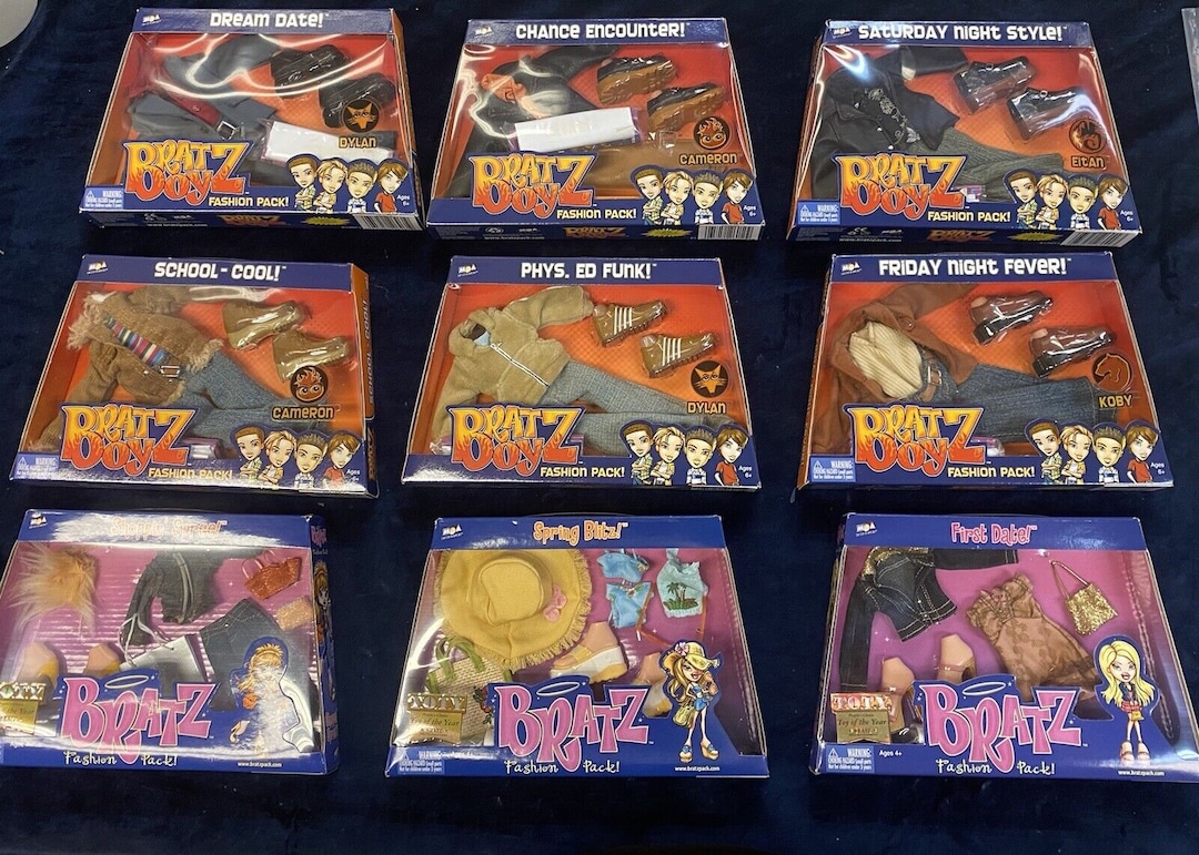 9 Pack Collection 3 BRATZ GIRLS DOLL Pack and 6 Boys Clothes Shoes - Etsy
