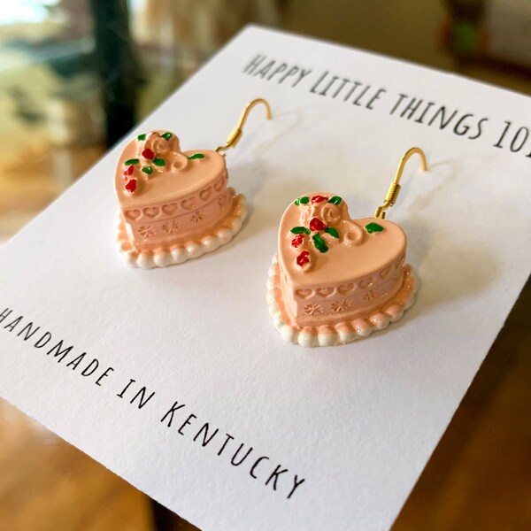 Cake Earrings - Etsy