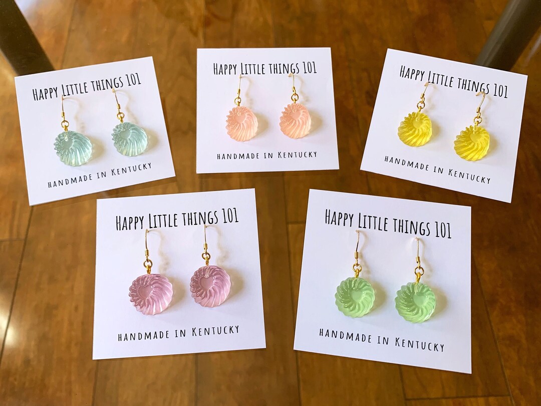 Jelly Dangle Earrings: Quality 18K Gold Plated Stainless, Fun Food ...