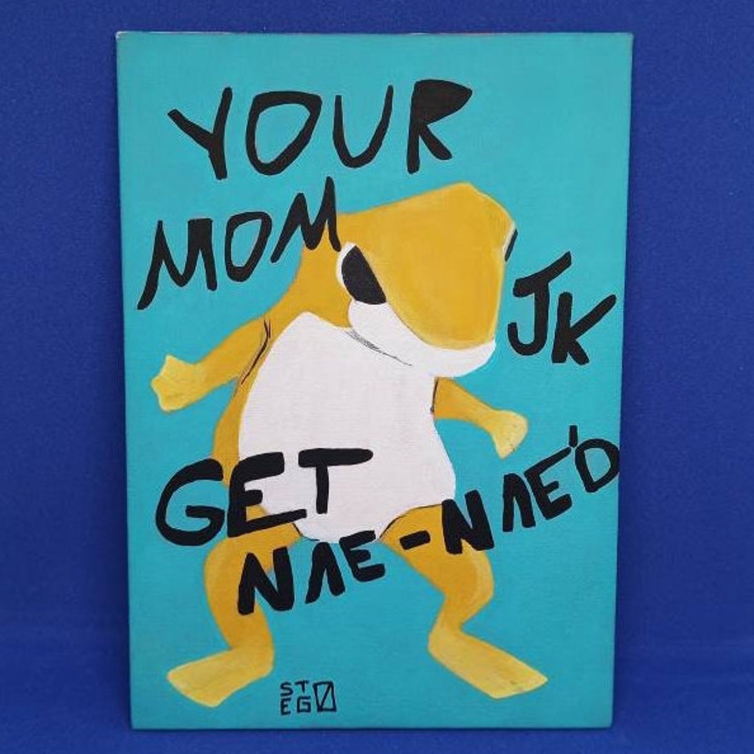 Get Nae-nae'd Meme Painting signed - Etsy