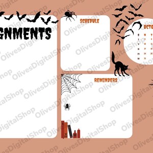 October 2022 Halloween Desktop Organizer - Etsy