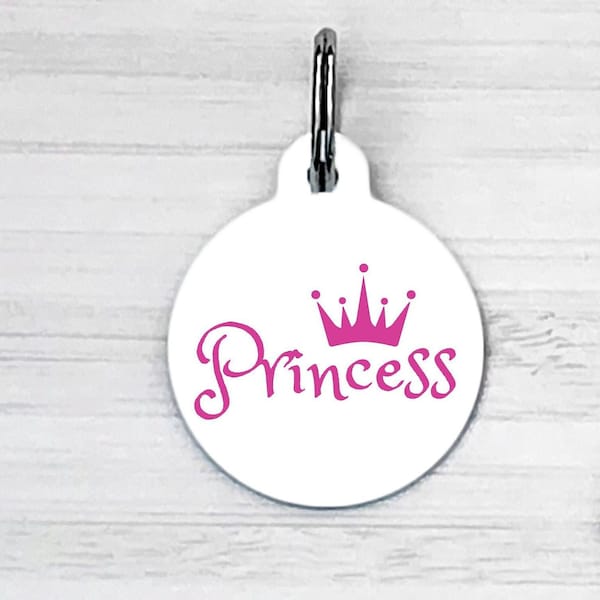 Princess Dog Tag - Etsy