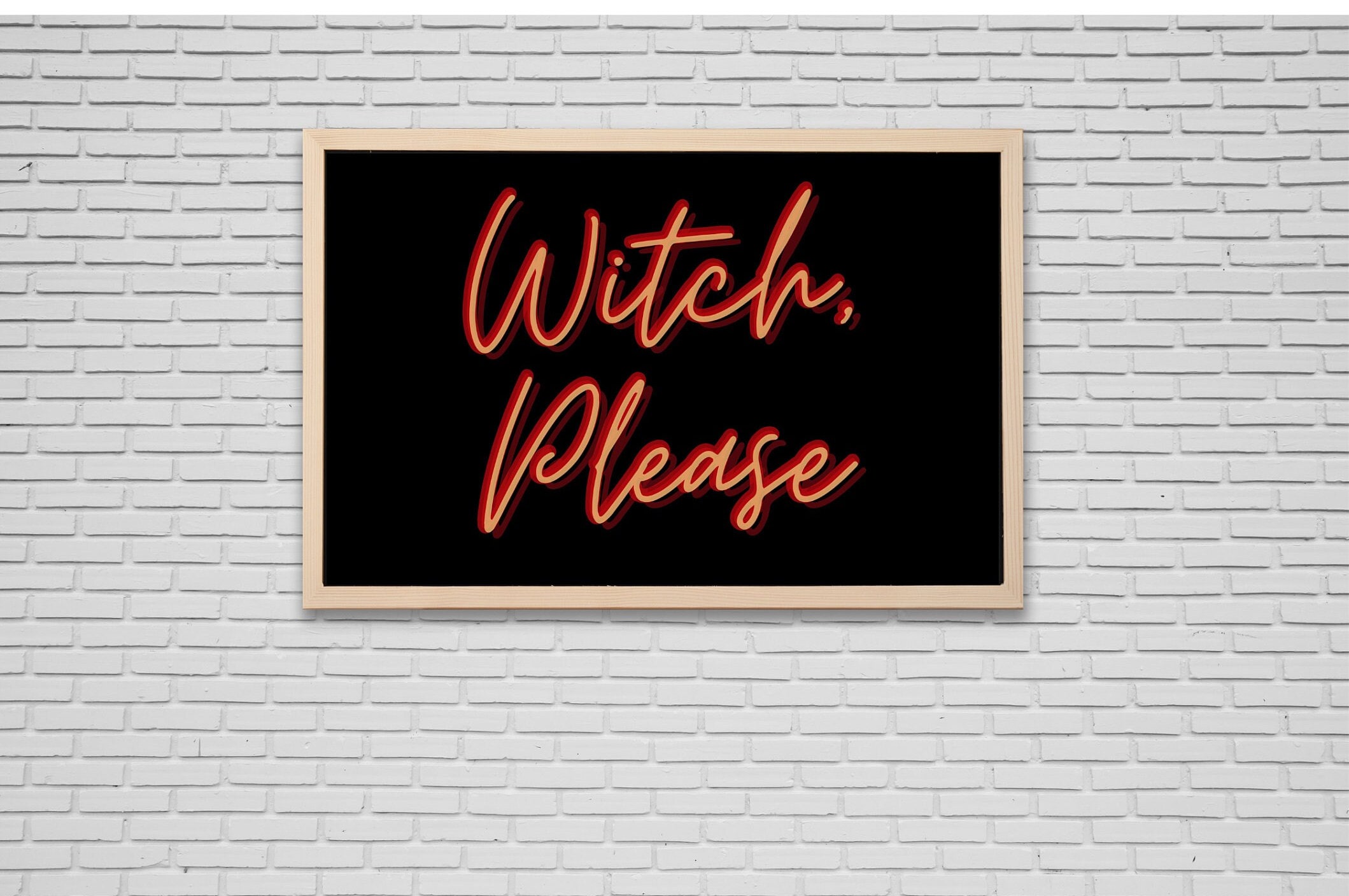 Witch Please Printable Poster, Halloween Downloadable Decor, Witch Wall ...