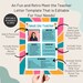 Meet the Teacher Letter Editable Retro Boho First Day of School Teacher ...