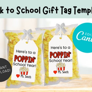 Back to School Gift Idea Teacher Gift Tag Student Gift - Etsy
