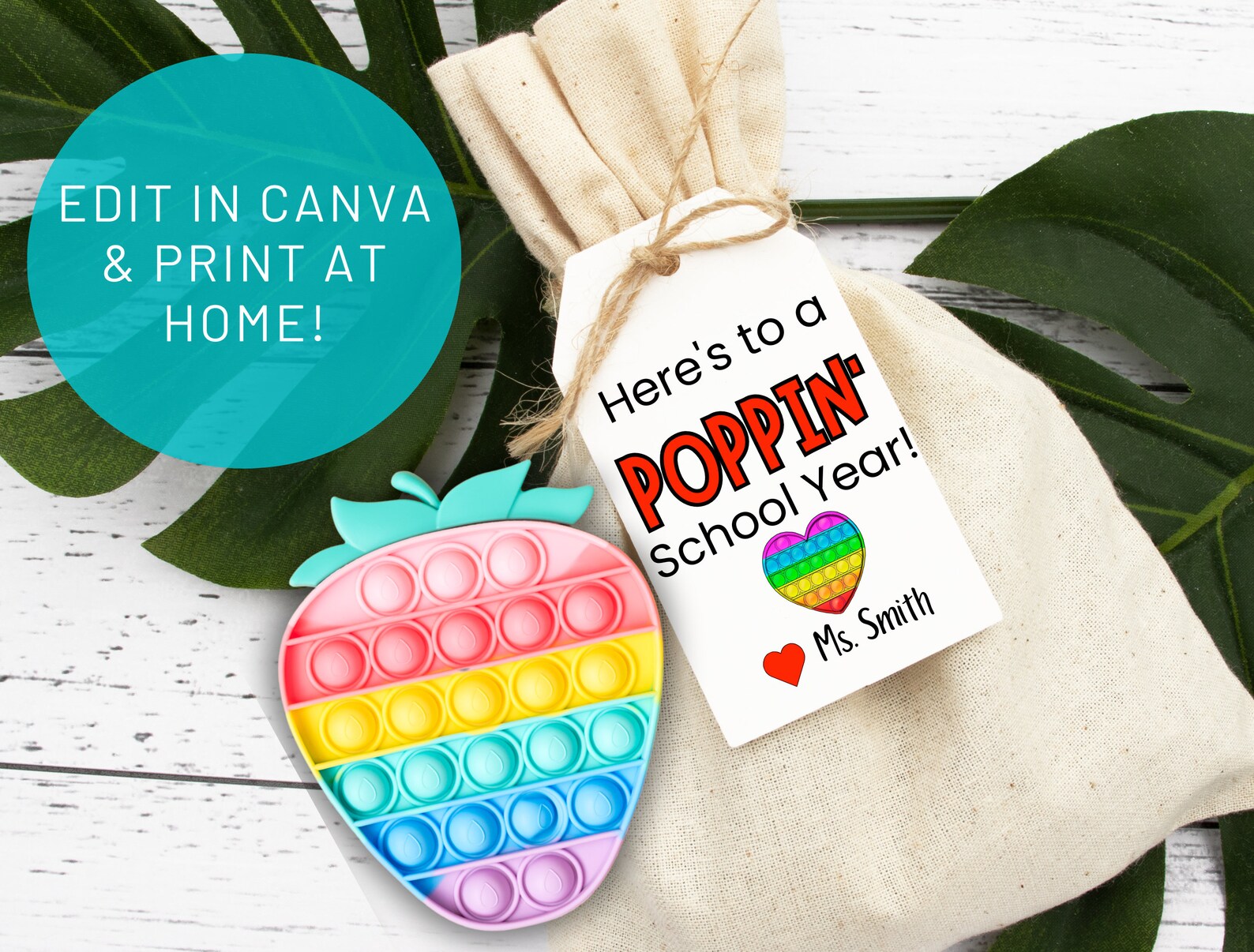 Back to School Gift Idea | Teacher Gift Tag | Student Gift | Candy Bag ...