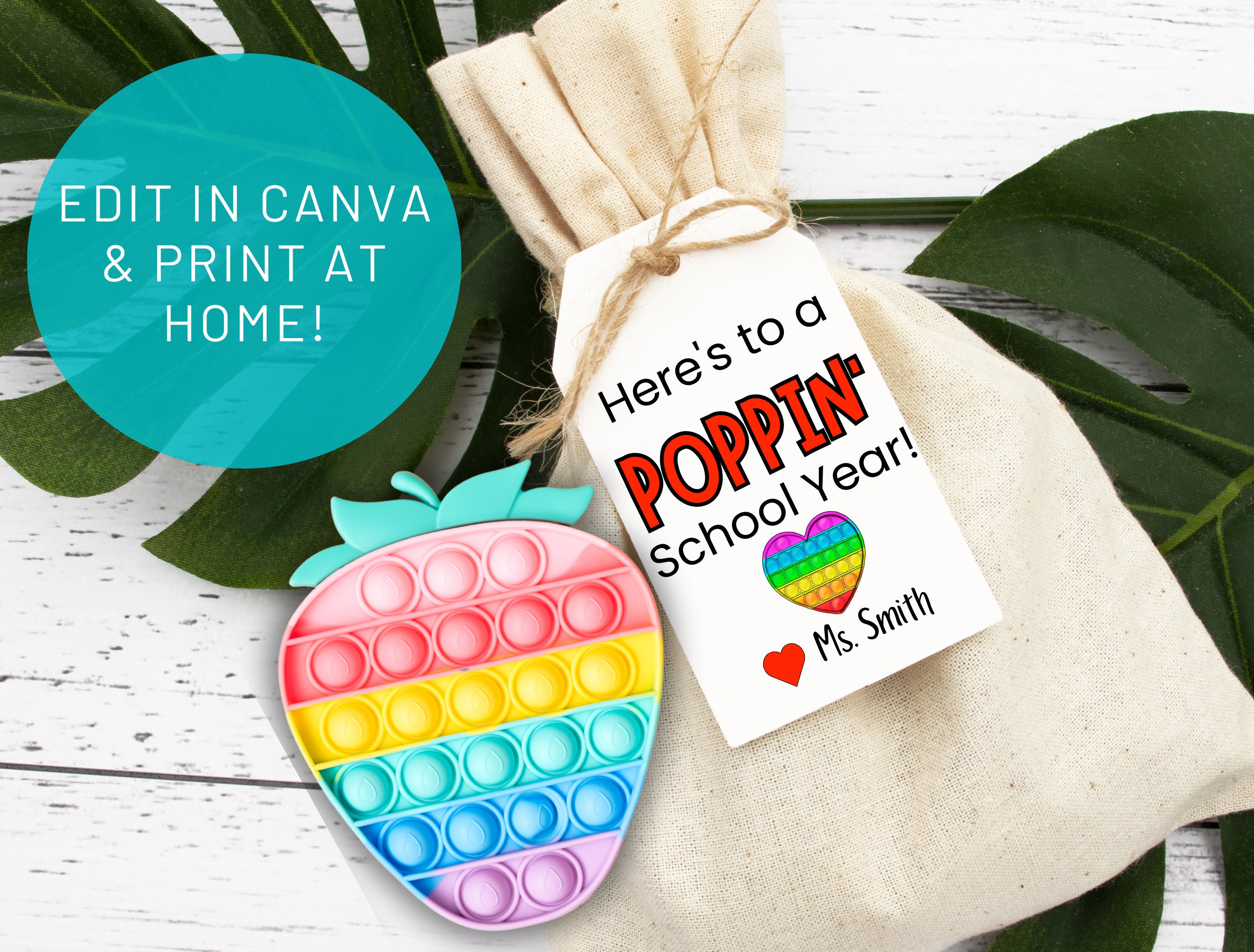 Back to School Gift Idea | Teacher Gift Tag | Student Gift | Candy Bag ...