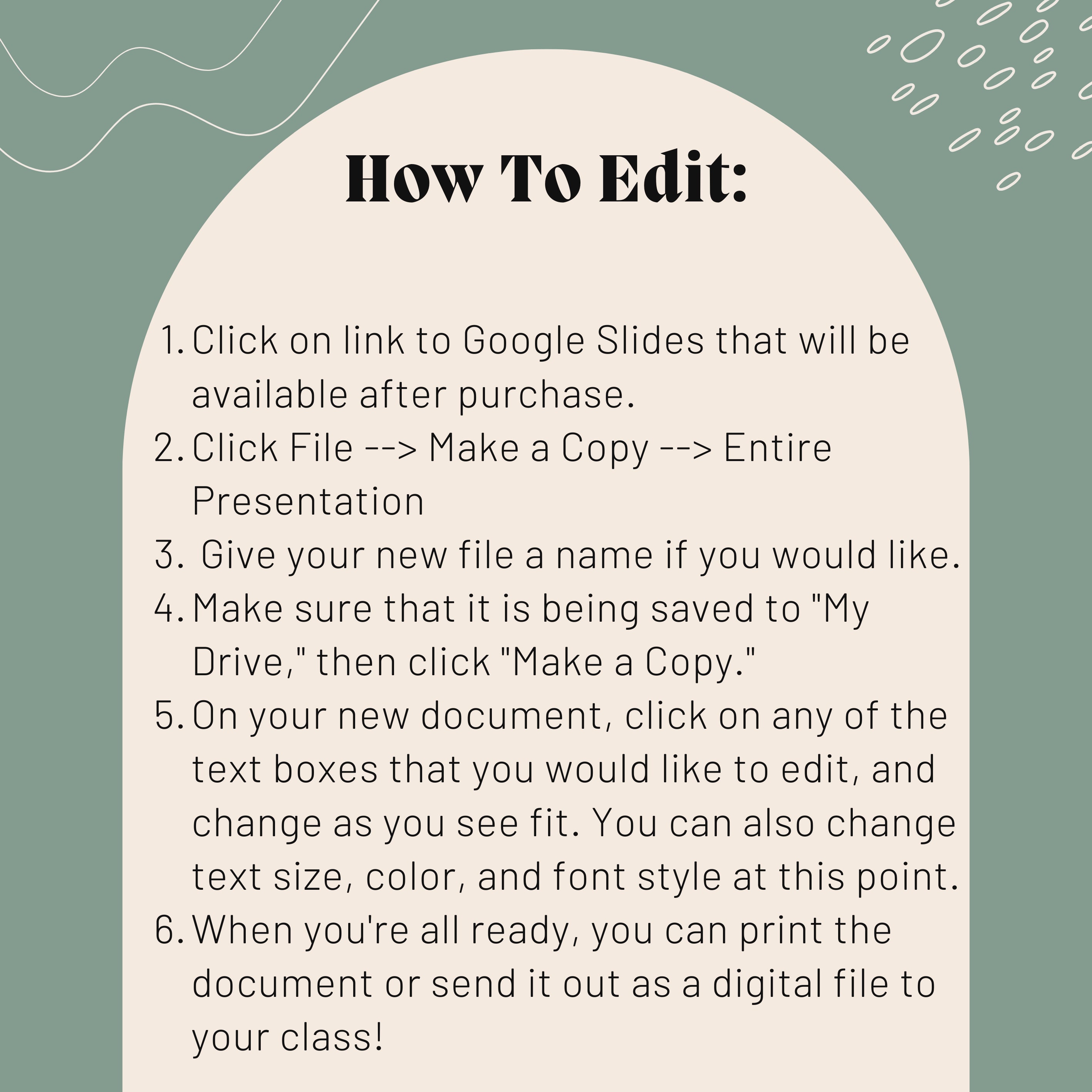 End of Year Teacher Letter Editable Mid Century Modern Boho Printable ...