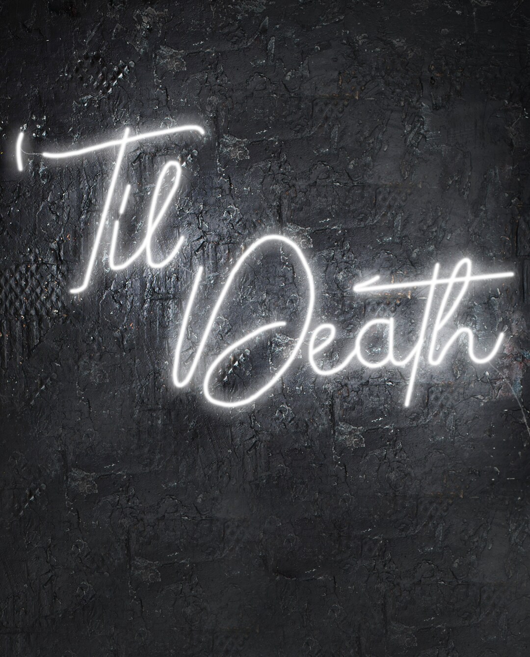 Custom Til Death Neon Sign, Neon Sign Wall Decor, Led Neon Sign Wedding ...