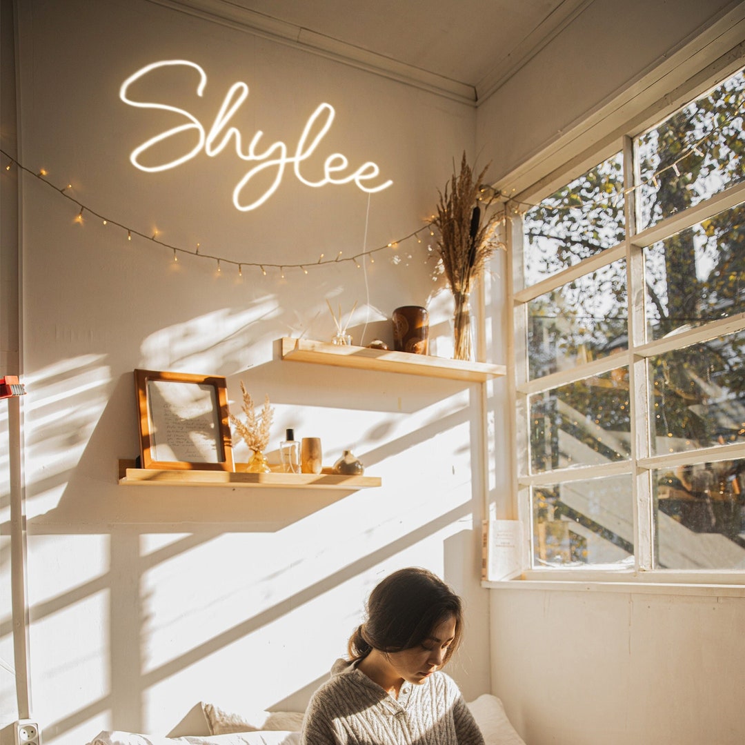 Custom Name Neon Sign Neon Sign Neon LED Light Sign Neon Sign Bedroom ...