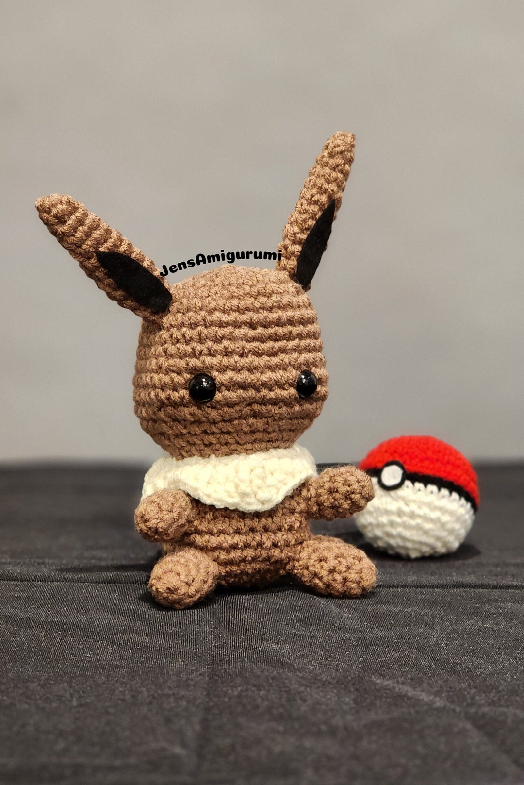 Cute Eevee inspired Crochet Plush Pokemon Amigurumi - Etsy
