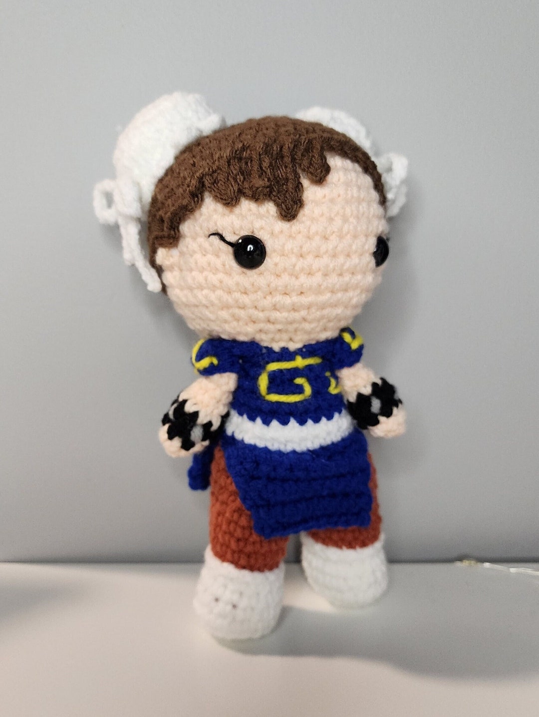 Street Fighter Chun Li Crochet Figure Video Game Amigurumi - Etsy