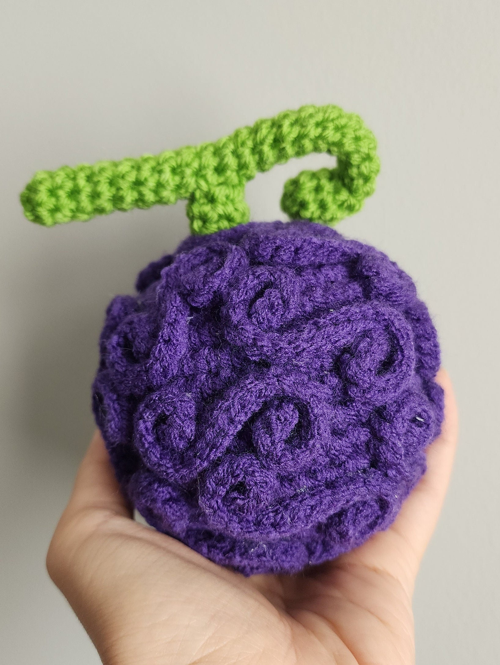 One Piece Gomu Gomu No Mi Crochet Plush Gum Gum Devil Fruit - Etsy