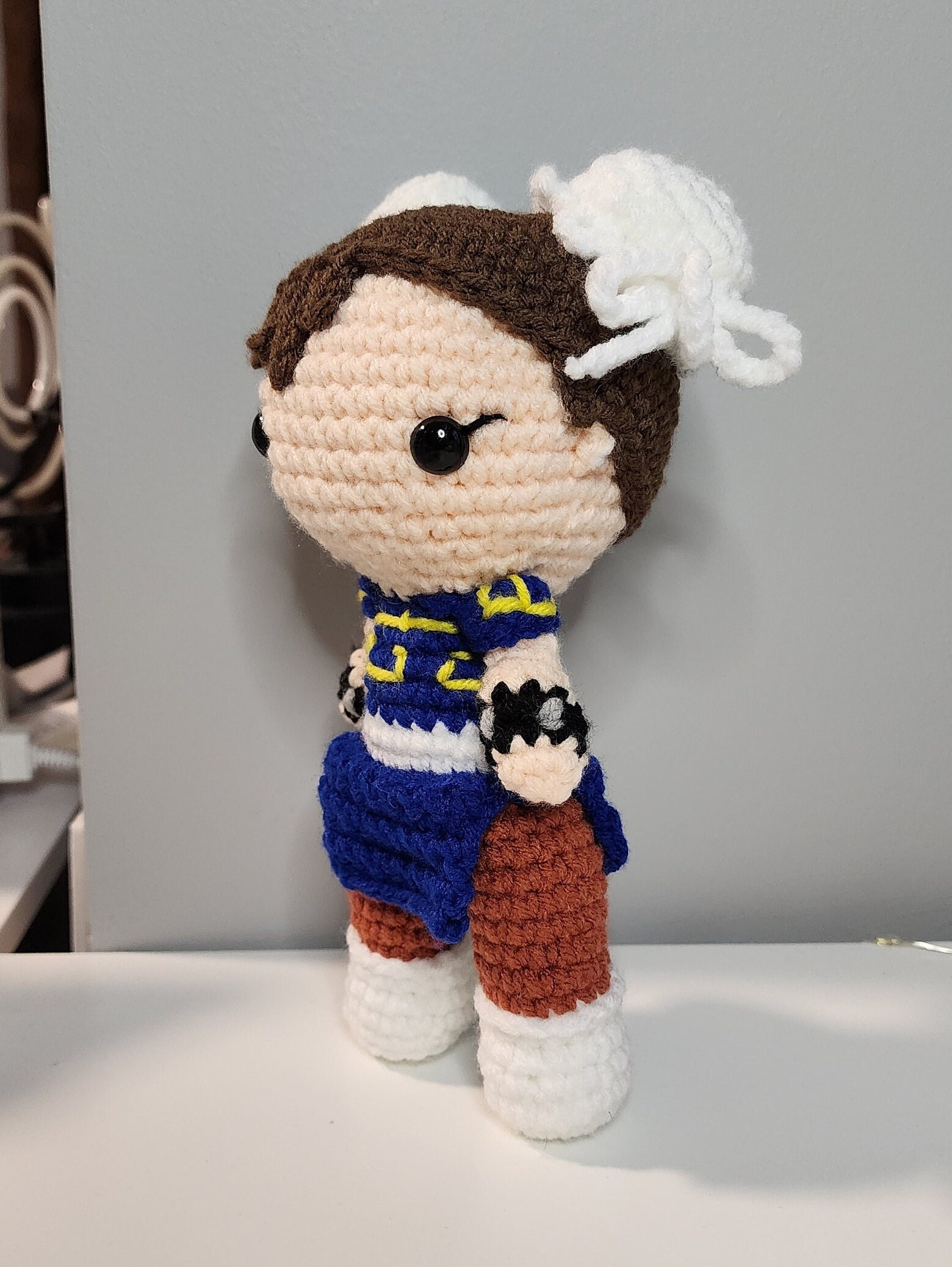 Street Fighter Chun Li Crochet Figure Video Game Amigurumi - Etsy