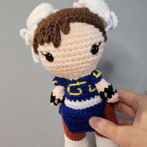 Street Fighter Chun Li Crochet Figure | Video Game Amigurumi | Gifts ...