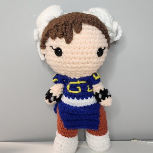 Street Fighter Chun Li Crochet Figure | Video Game Amigurumi | Gifts ...