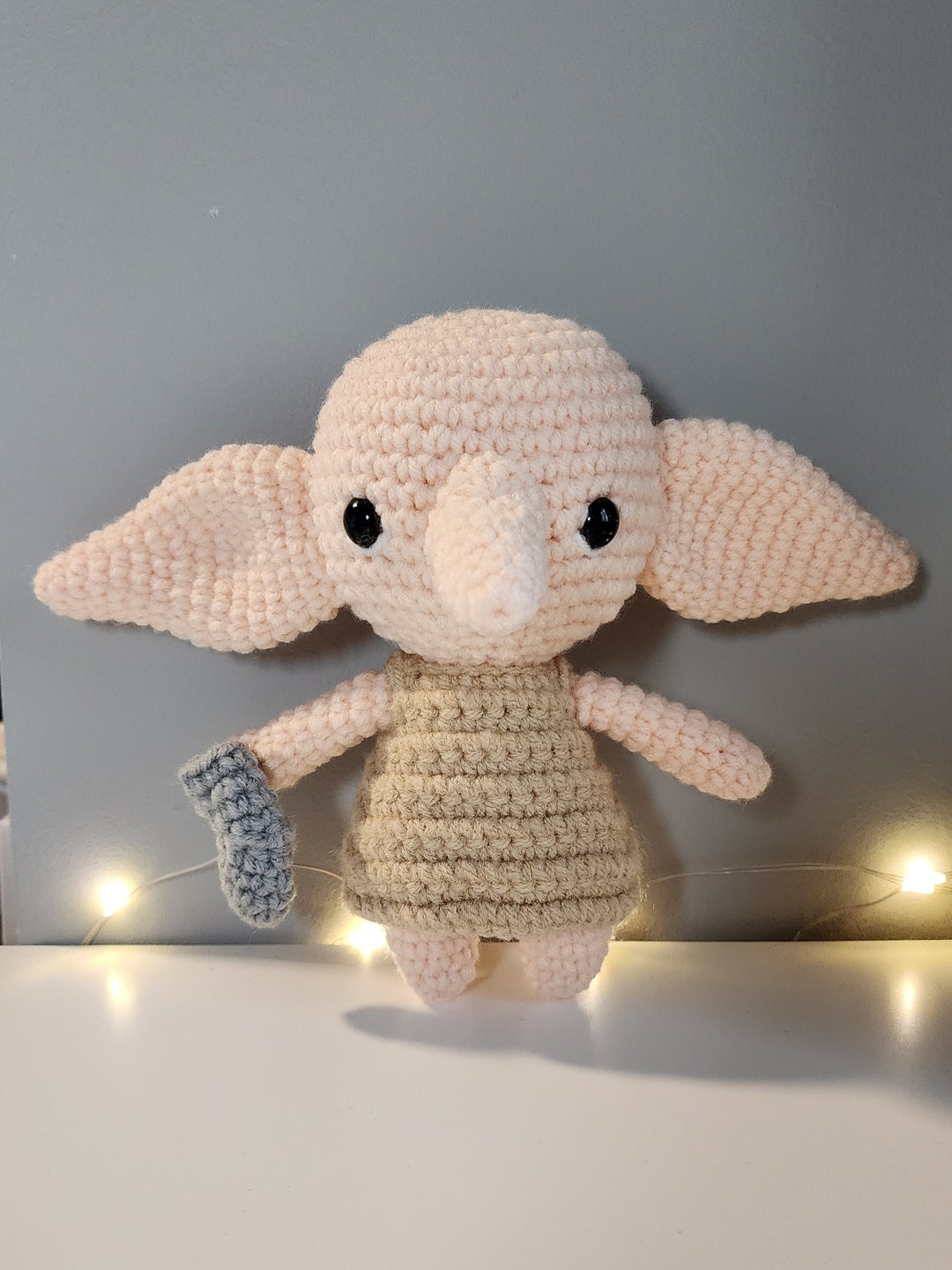 Cute Dobby Crochet Plush | Pop Culture Amigurumi Gift | Gifts for Her ...