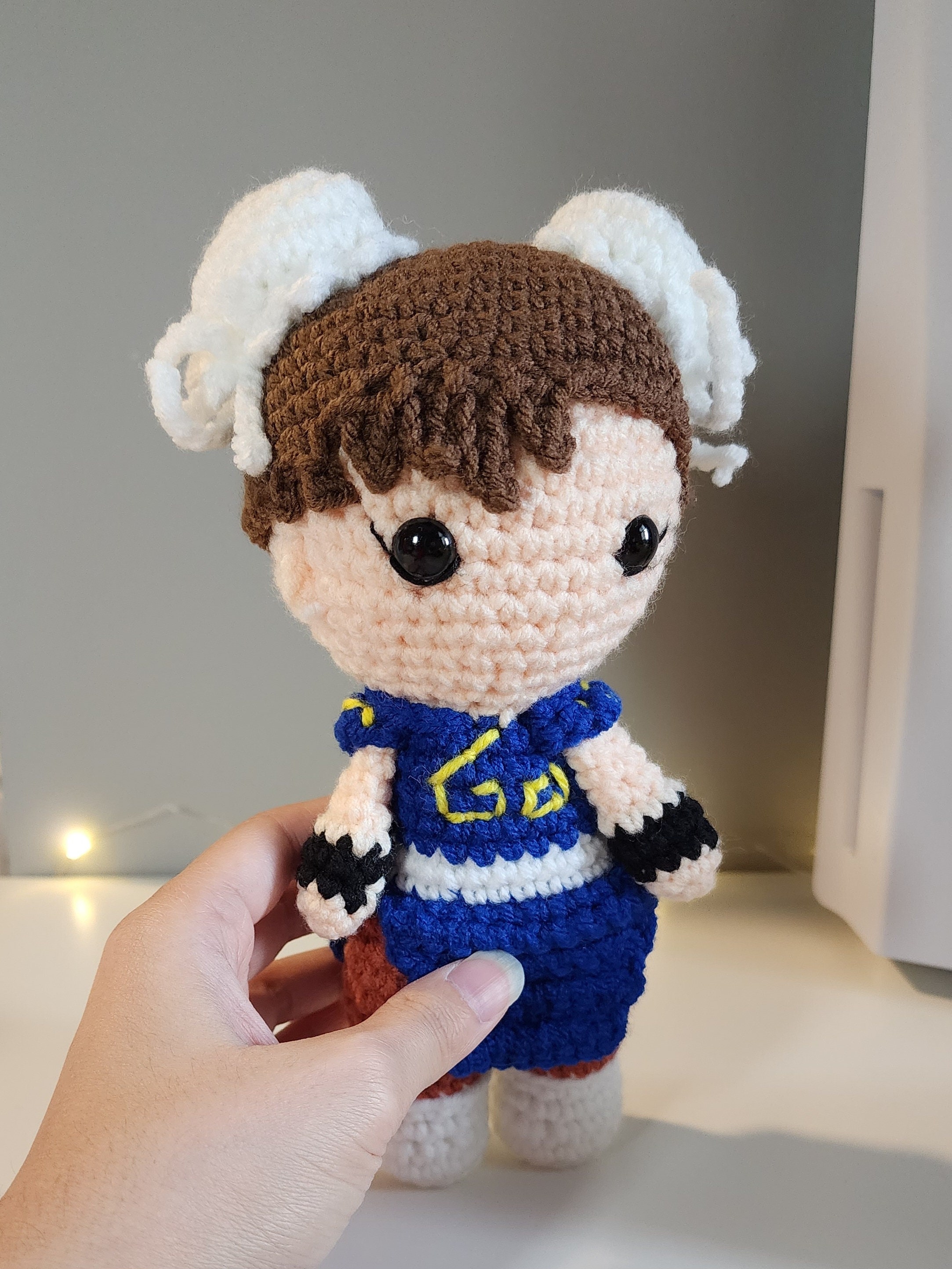 Street Fighter Chun Li Crochet Figure Video Game Amigurumi - Etsy