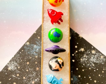 Rainbow Crayon Gift Set, Space Crayons, Robot Crayons, Dinosaur Crayons ...